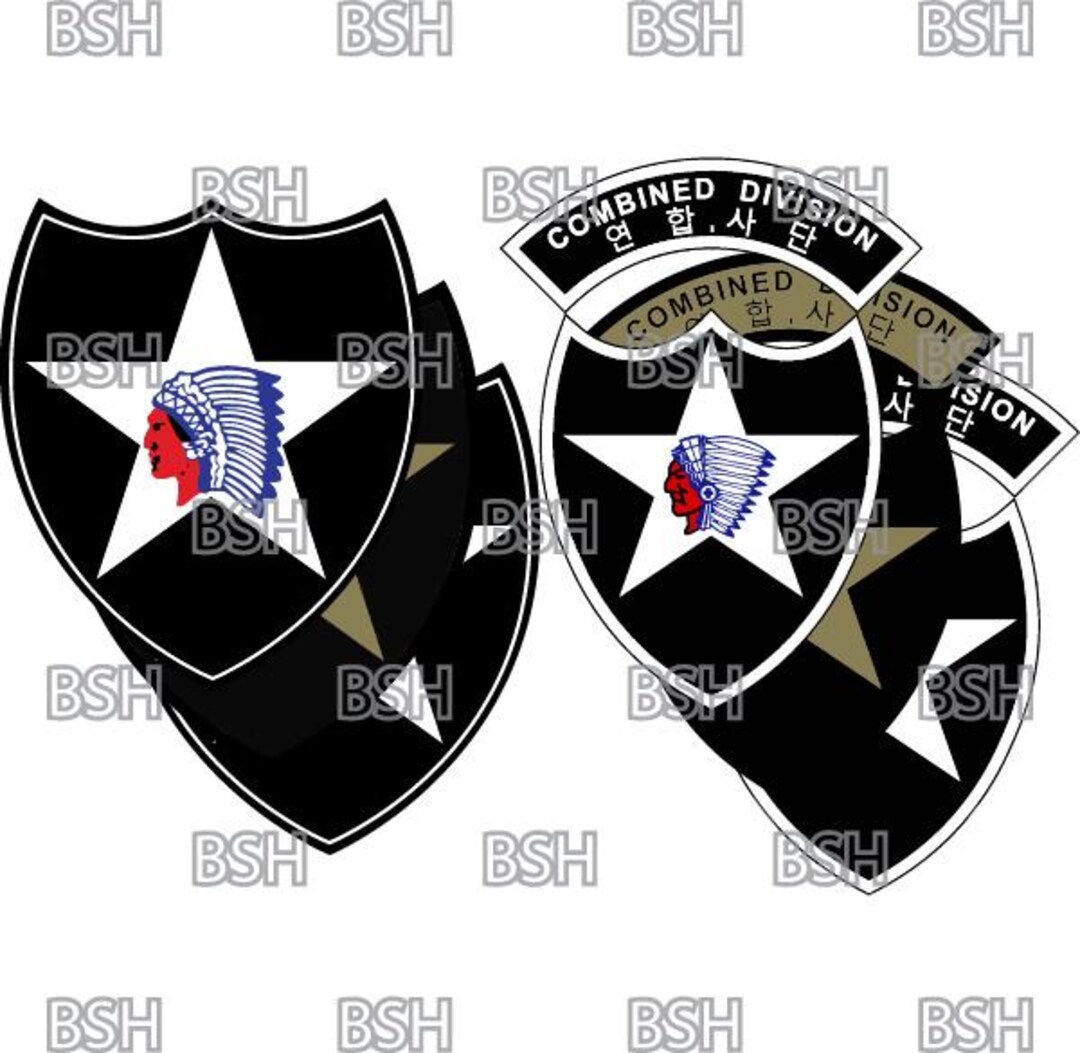 2nd ID Patch Vector Image Files (.ai, .pdf, & .svg Formats) Plus ...