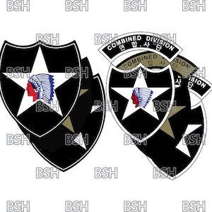 2nd ID Patch Vector Image Files (.ai, .pdf, & .svg Formats) Plus ...