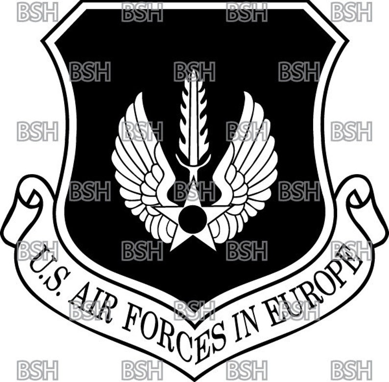 USAFE Shield Vector Image Files (.ai, .pdf, & .svg Formats) Plus ...