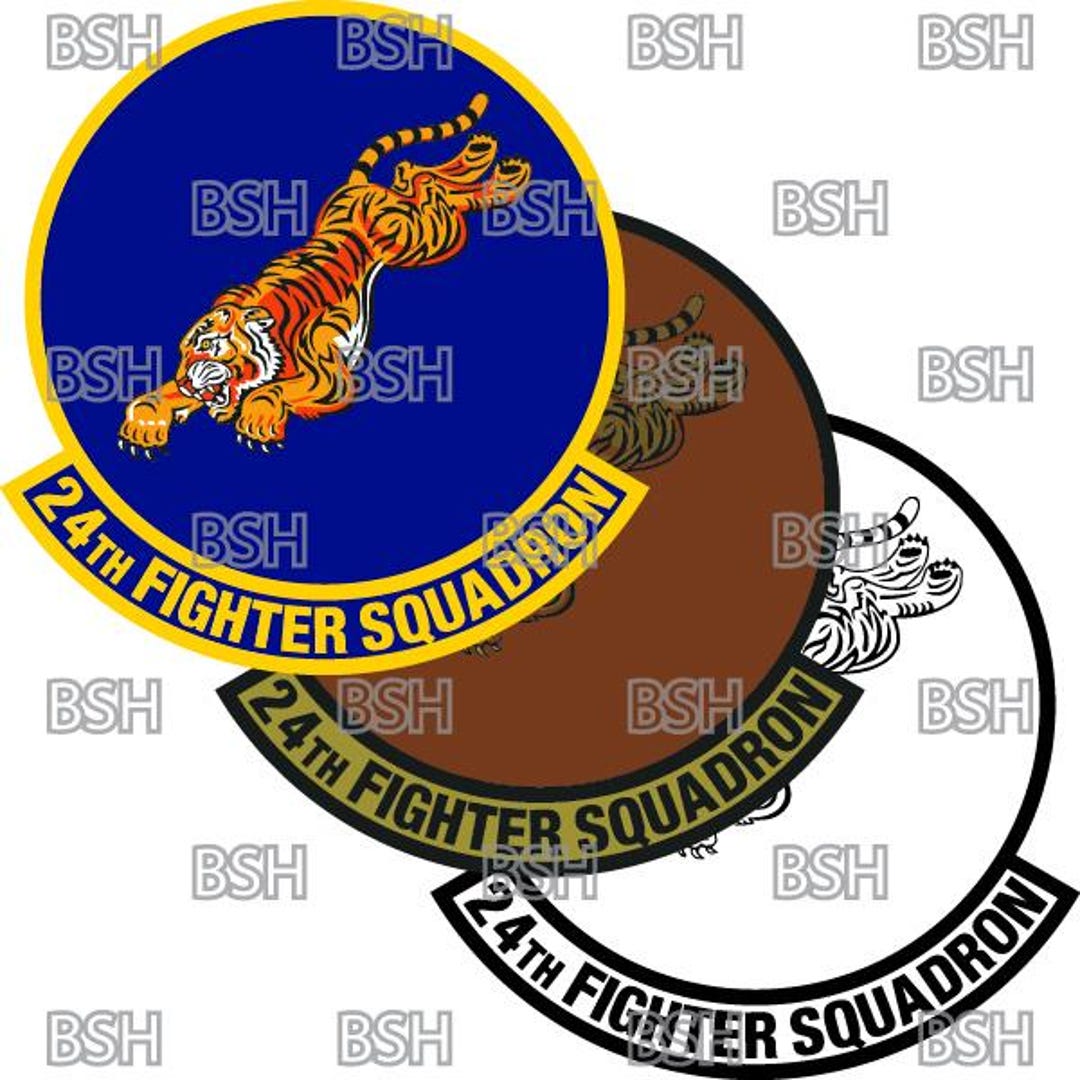 24th Fighter Squadron (NAS Fort Worth) Patch Vector Image Files (.ai ...