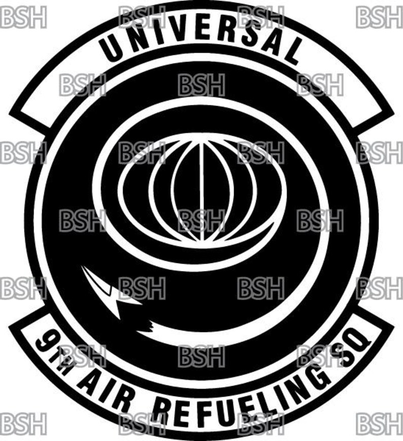 9th Air Refueling Squadron (travis AFB) Patch Vector Image Files (.ai ...