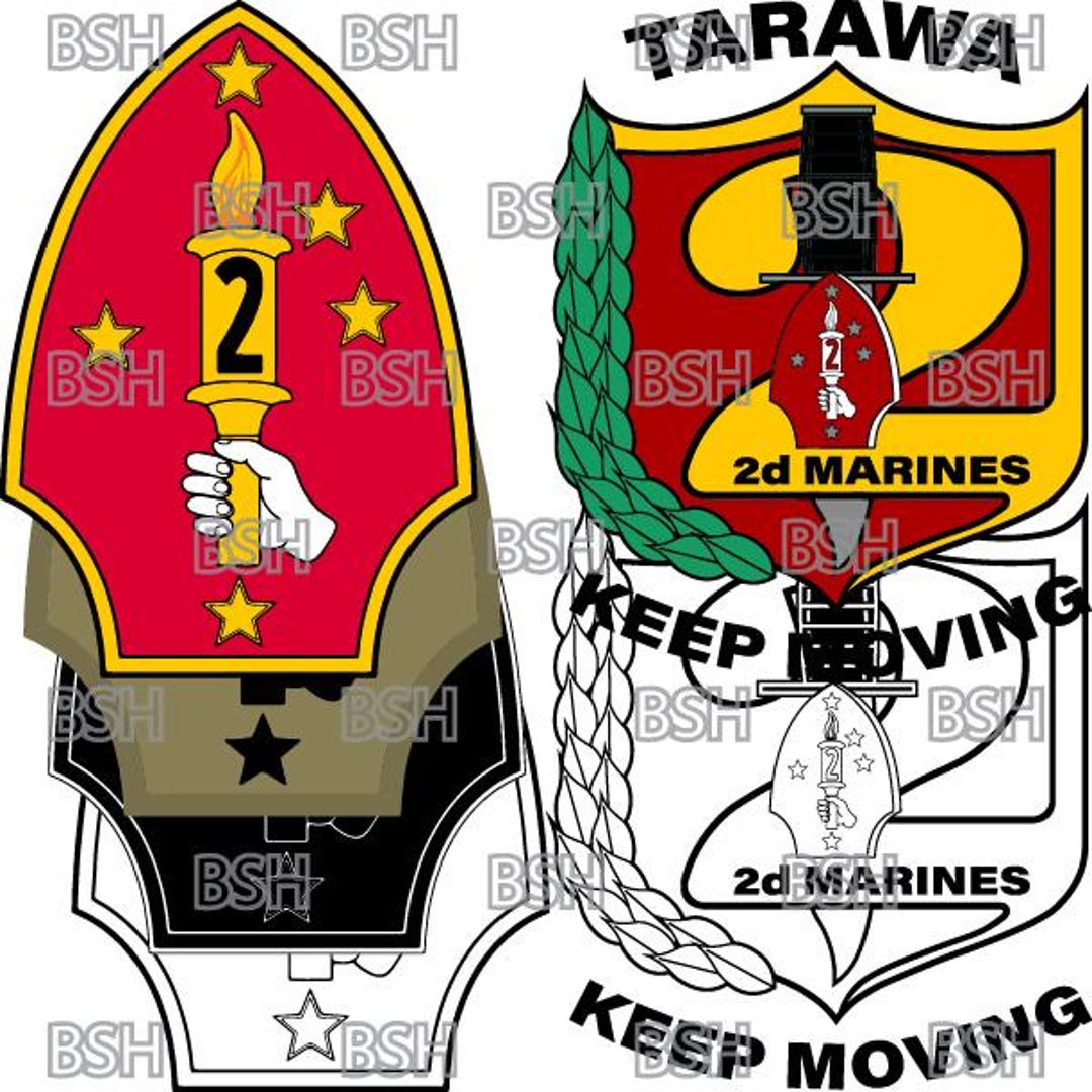 2nd Marine Division Insignia Vector Image Files (.ai, .pdf, & .svg ...