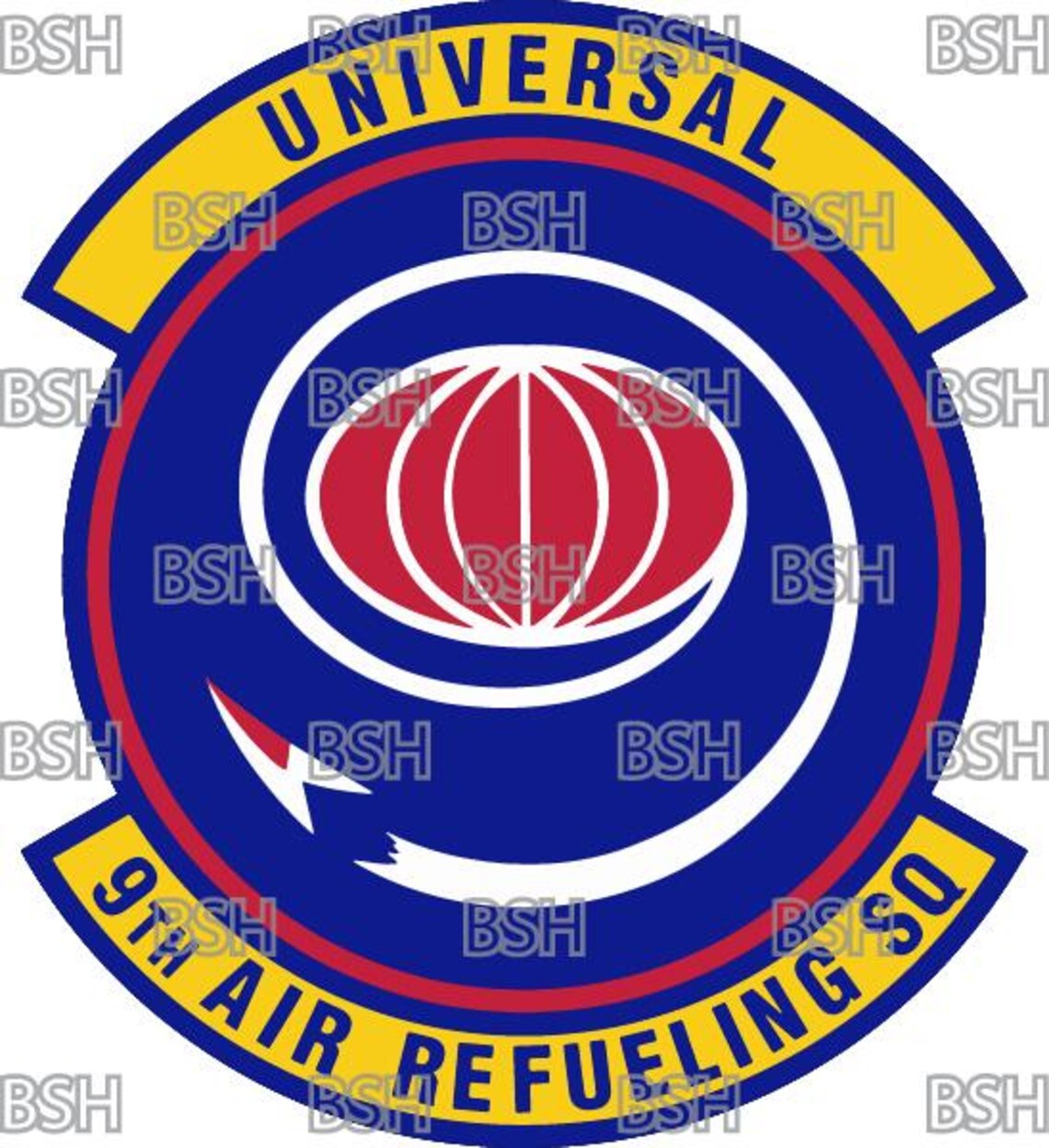 9th Air Refueling Squadron (travis AFB) Patch Vector Image Files (.ai ...