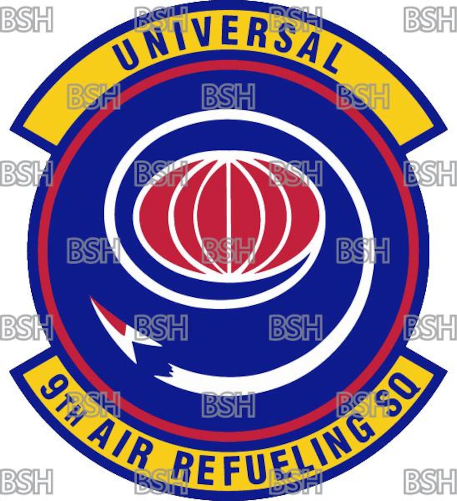 9th Air Refueling Squadron (travis AFB) Patch Vector Image Files (.ai ...