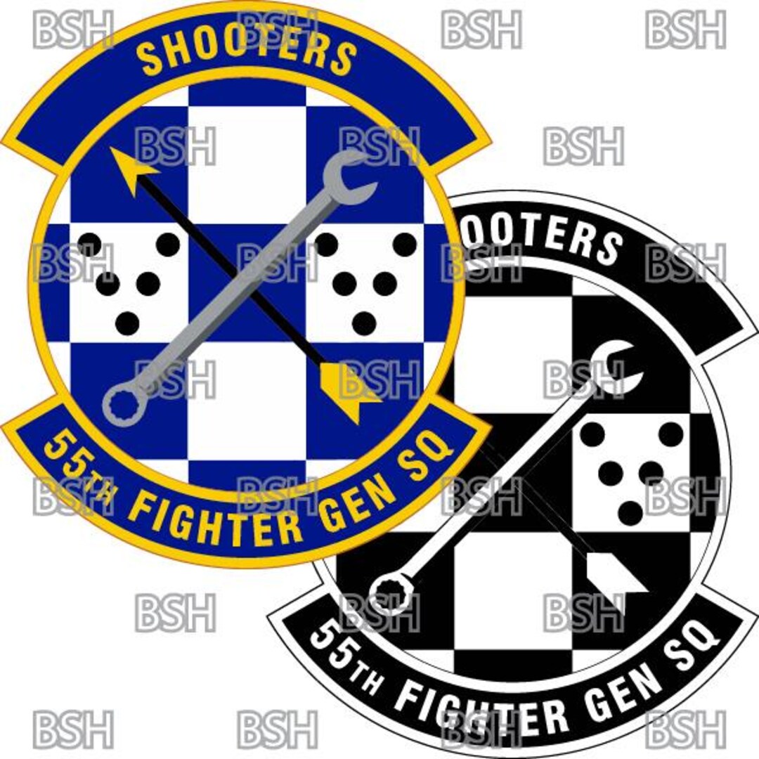 55th Fighter Generation Squadron (shaw AFB) Patch Vector Image Files ...