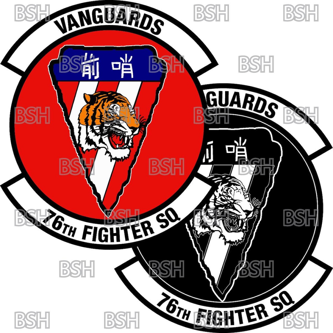 76th Fighter Squadron (moody AFB) Patch Vector Image Files (.ai, .pdf, & .svg Formats) Plus ...