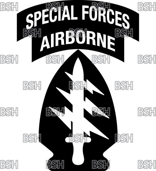 Army Special Forces Patch Vector Image Files Ai Pdf And Svg Formats Plus Rasters Png And