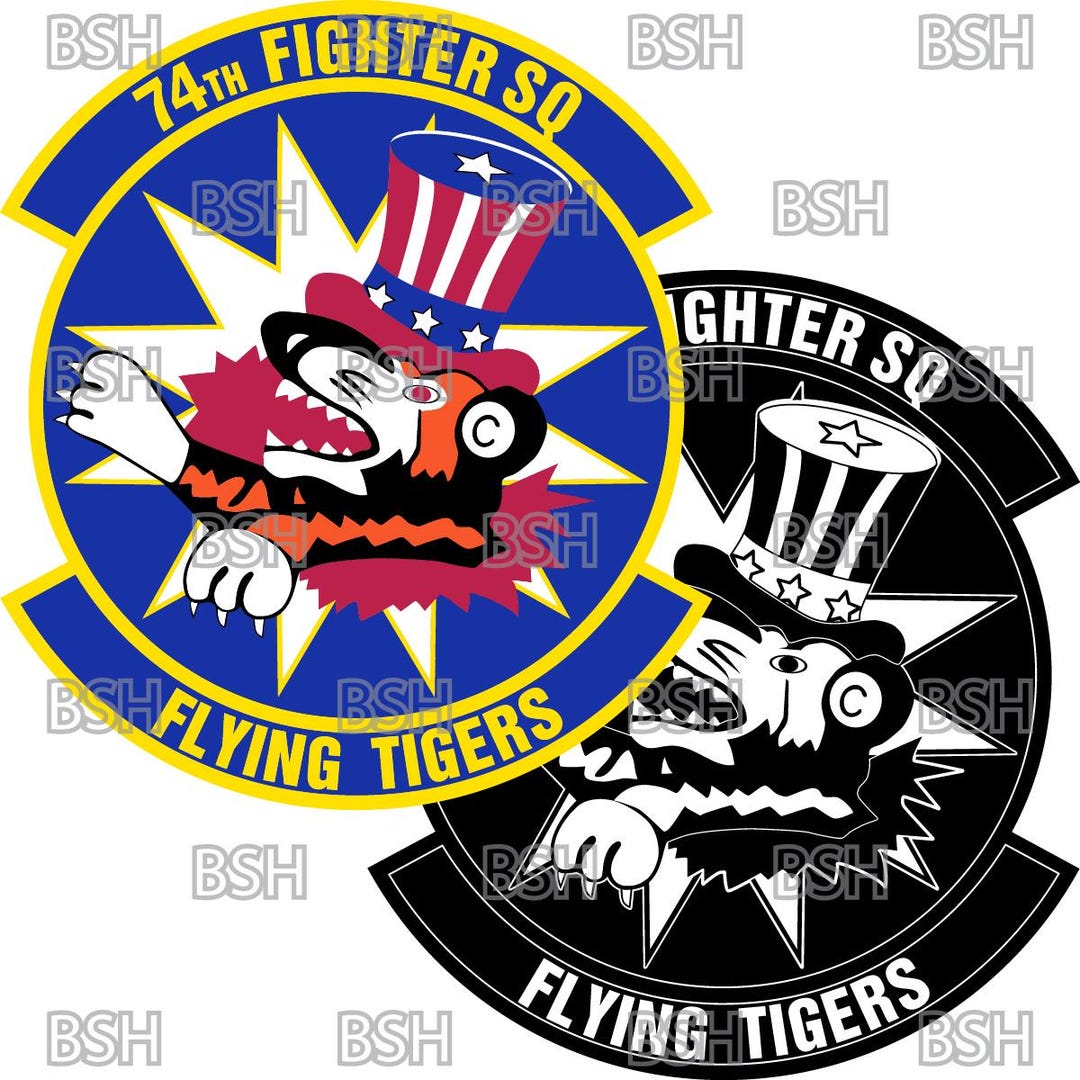 74th Fighter Squadron (moody AFB) Patch Vector Image Files (.ai, .pdf ...