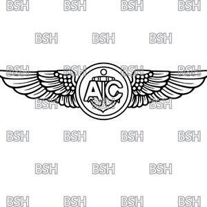 US Navy Aircrew Wings Vector Image Files (.ai, .pdf, & .svg Formats ...