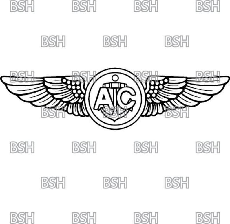 US Navy Aircrew Wings Vector Image Files (.ai, .pdf, & .svg Formats ...