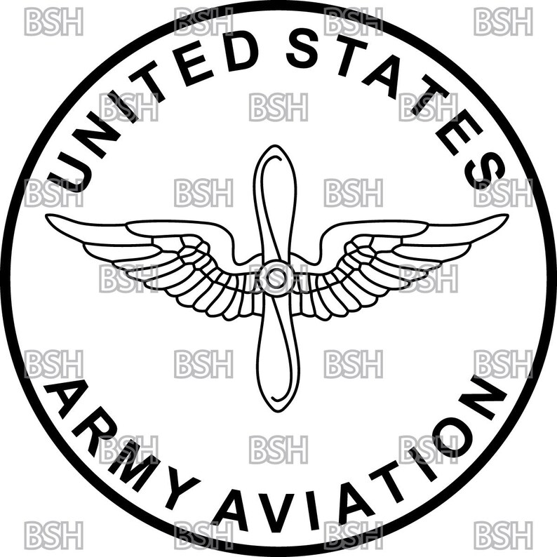Army Aviation Emblem Vector Image Files (.ai, .pdf, & .svg Formats ...