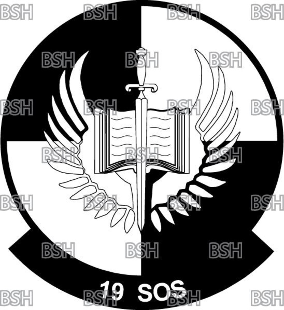 19th Special Operations Squadron (hurlburt Field) Patch Vector Image ...
