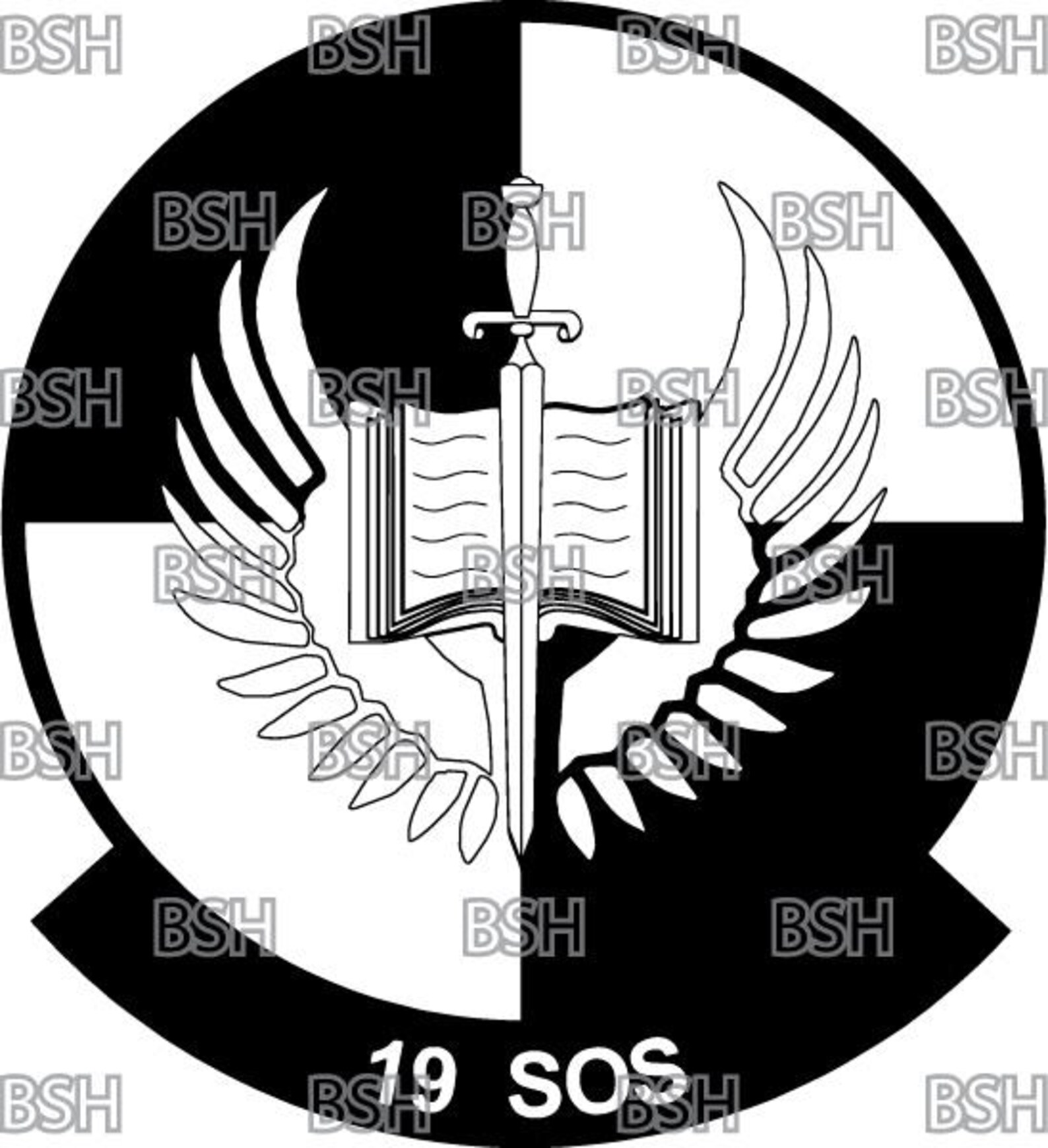19th Special Operations Squadron (hurlburt Field) Patch Vector Image ...