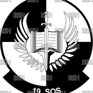 19th Special Operations Squadron (hurlburt Field) Patch Vector Image ...