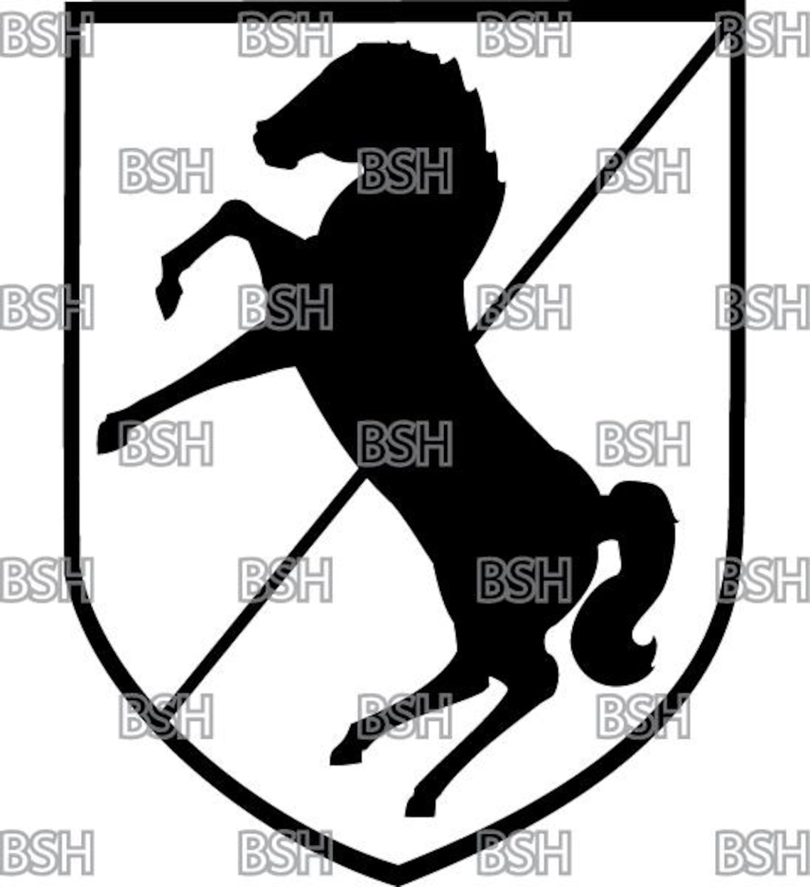 11th Cavalry Regiment Patch Vector Image Files (.ai, .pdf, & .svg ...