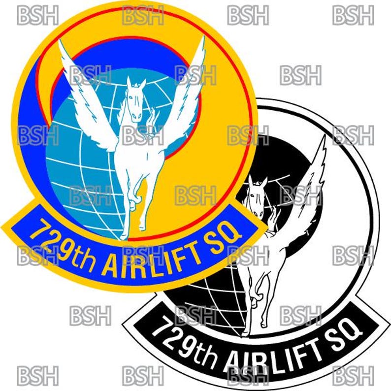 729th Airlift Squadron (march ARB) Patch Vector Image Files (.ai, .pdf ...