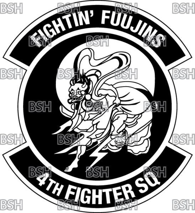 4th Fighter Squadron (hill AFB) Patch Vector Image Files (.ai, .pdf ...