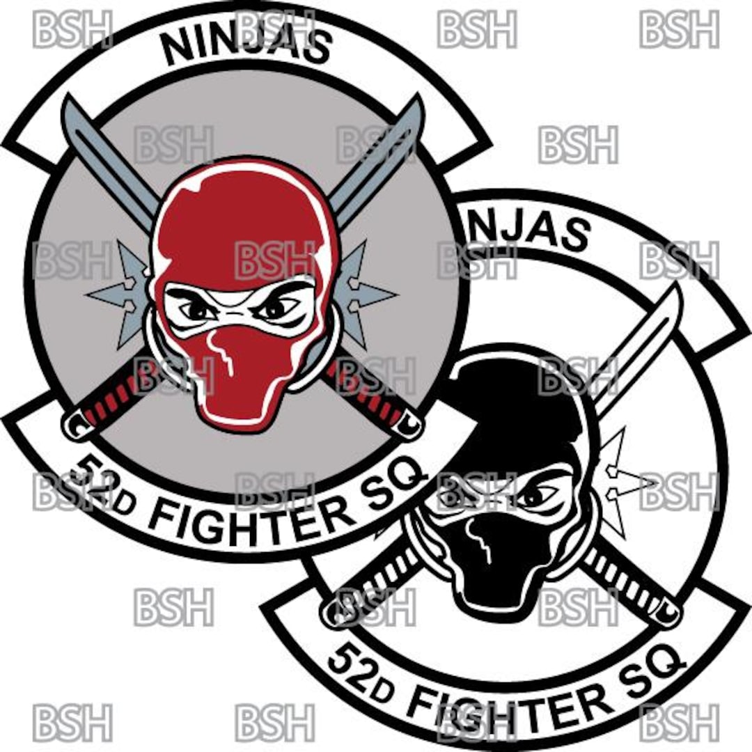 52d Fighter Squadron (luke AFB) Patch Vector Image Files (.ai, .pdf ...