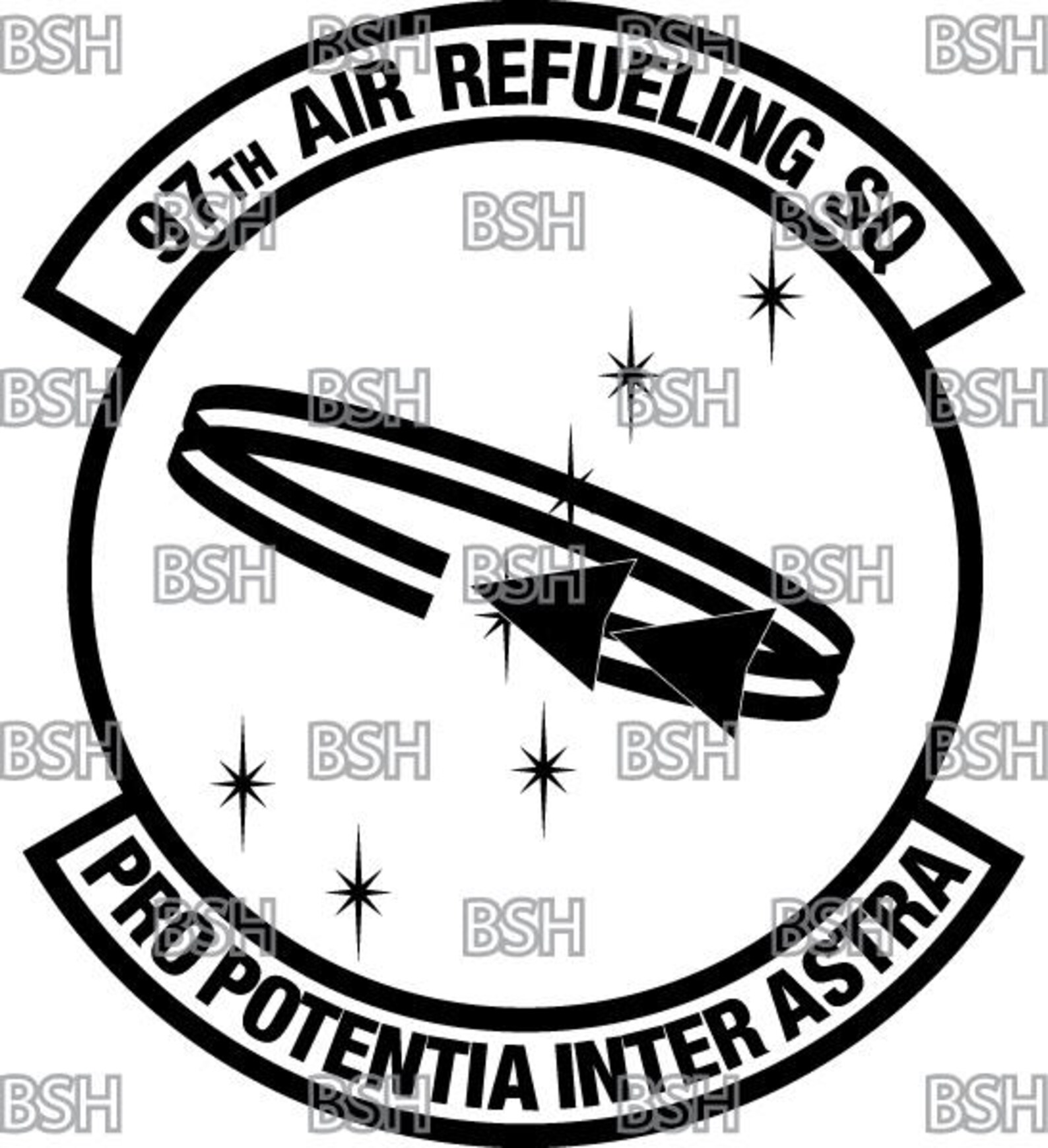 97th Air Refueling Squadron (fairchild AFB) Patch Vector Image Files ...