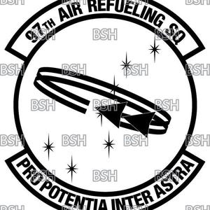 97th Air Refueling Squadron (fairchild AFB) Patch Vector Image Files ...