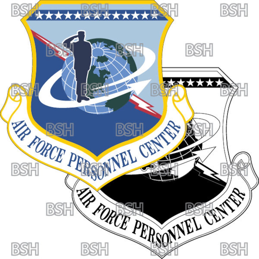 Air Force Personnel Center Patch Vector Image Files (.ai, .pdf, & .svg ...