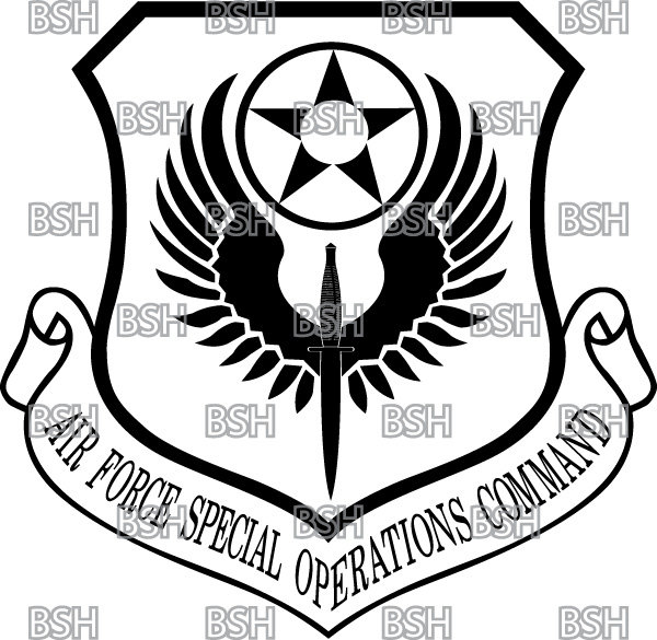 AFSOC Shield Vector Image Files (.ai, .pdf, & .svg Formats) Plus Rasters (.png and .jpg) - Etsy