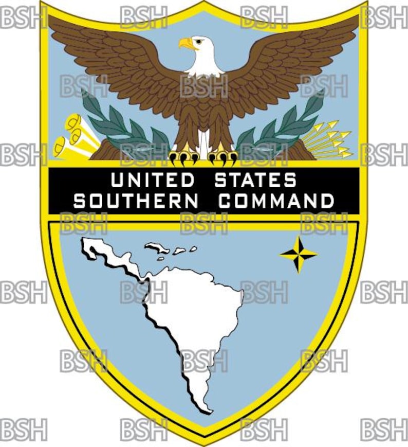 US Southern Command Shield Vector Image Files (.ai, .pdf, & .svg ...