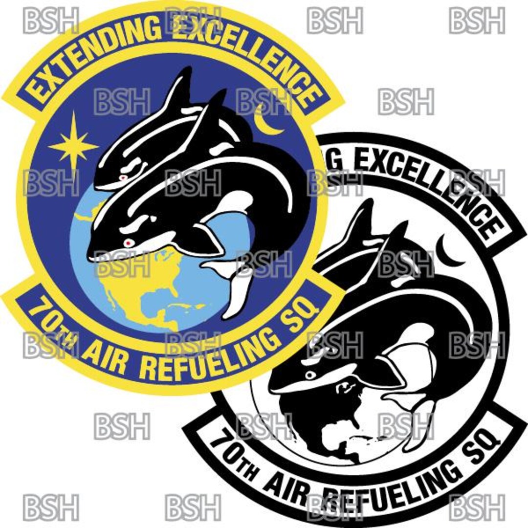 70th Air Refueling Squadron (travis AFB) Patch Vector Image Files (.ai ...
