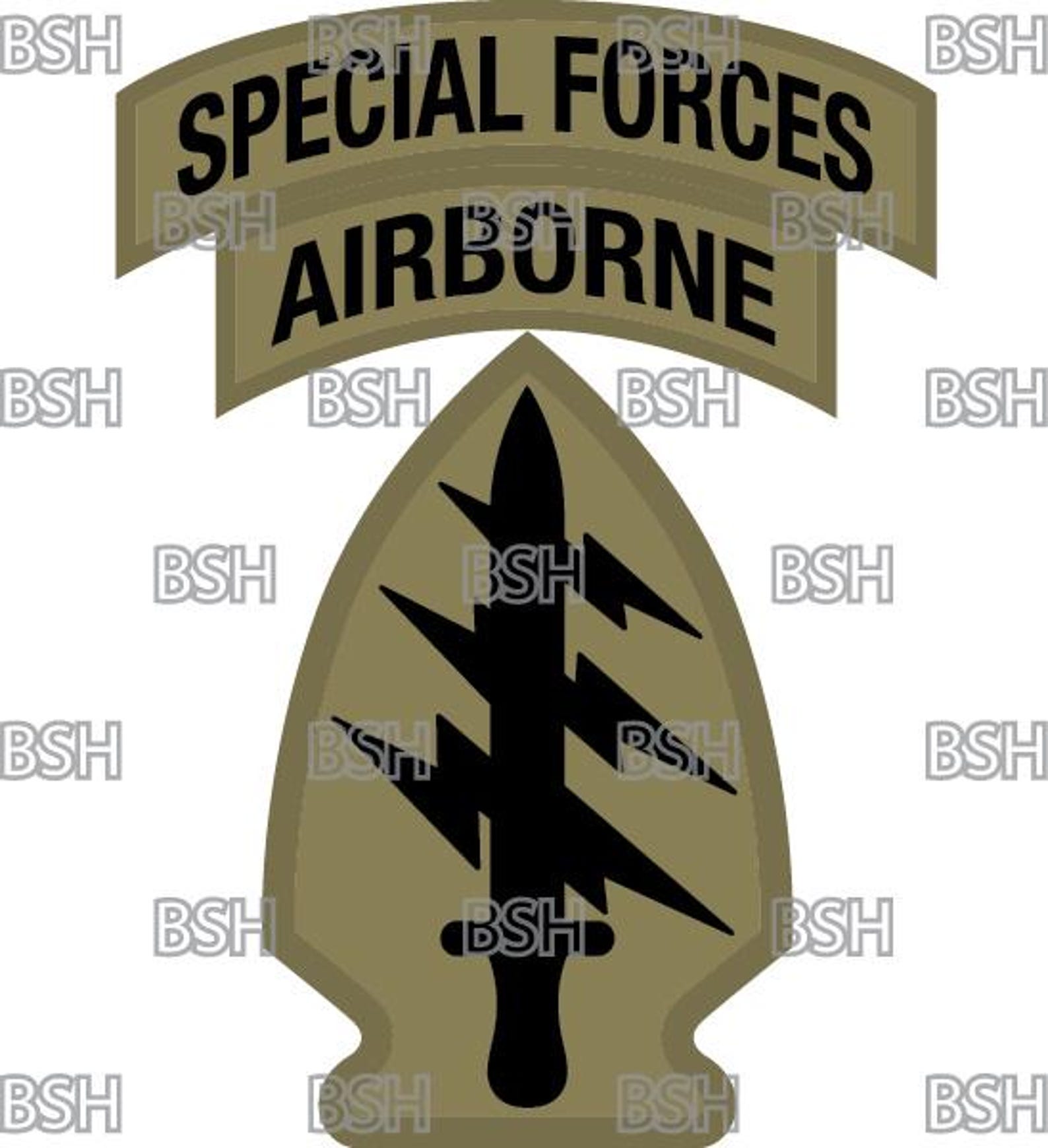 Army Special Forces Patch Vector Image Files (.ai, .pdf, & .svg Formats ...