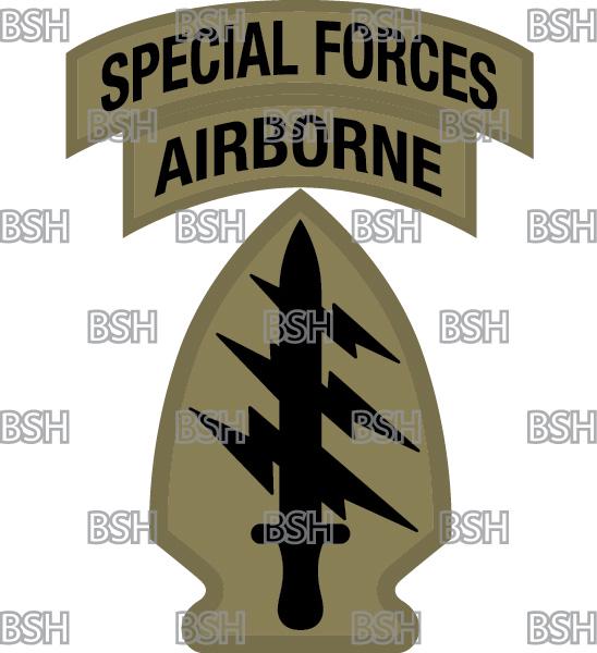 Army Special Forces Patch Vector Image Files Ai Pdf And Svg Formats Plus Rasters Png And
