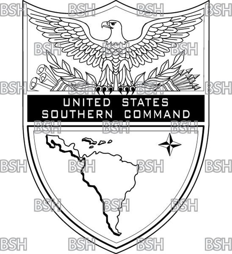 US Southern Command Shield Vector Image Files (.ai, .pdf, & .svg ...