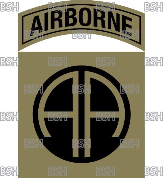 82nd Airborne Division Patch Vector Image Files (.ai, .pdf, & .svg ...