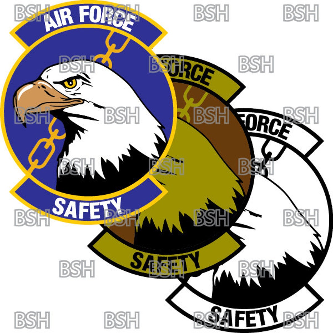 Air Force Safety Patch Vector Image Files (.ai, .pdf, & .svg Formats ...