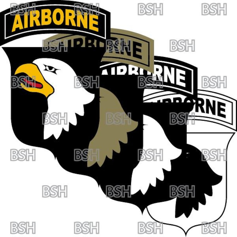 101st Airborne Division Patch Vector Image Files (.ai, .pdf, & .svg ...