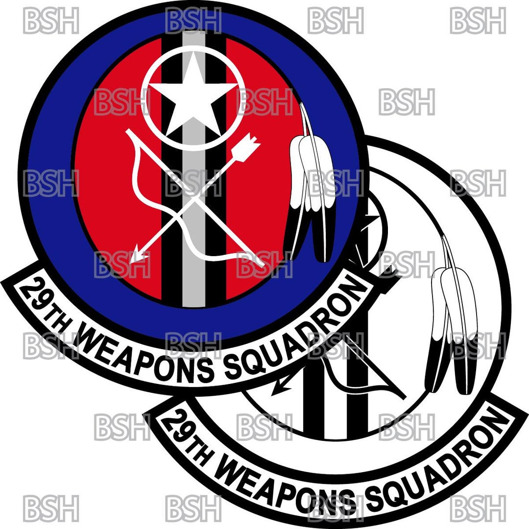 29th Weapons Squadron (little Rock AFB) Patch Vector Image Files (.ai ...