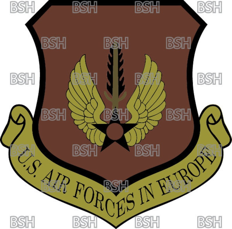 USAFE Shield Vector Image Files (.ai, .pdf, & .svg Formats) Plus ...