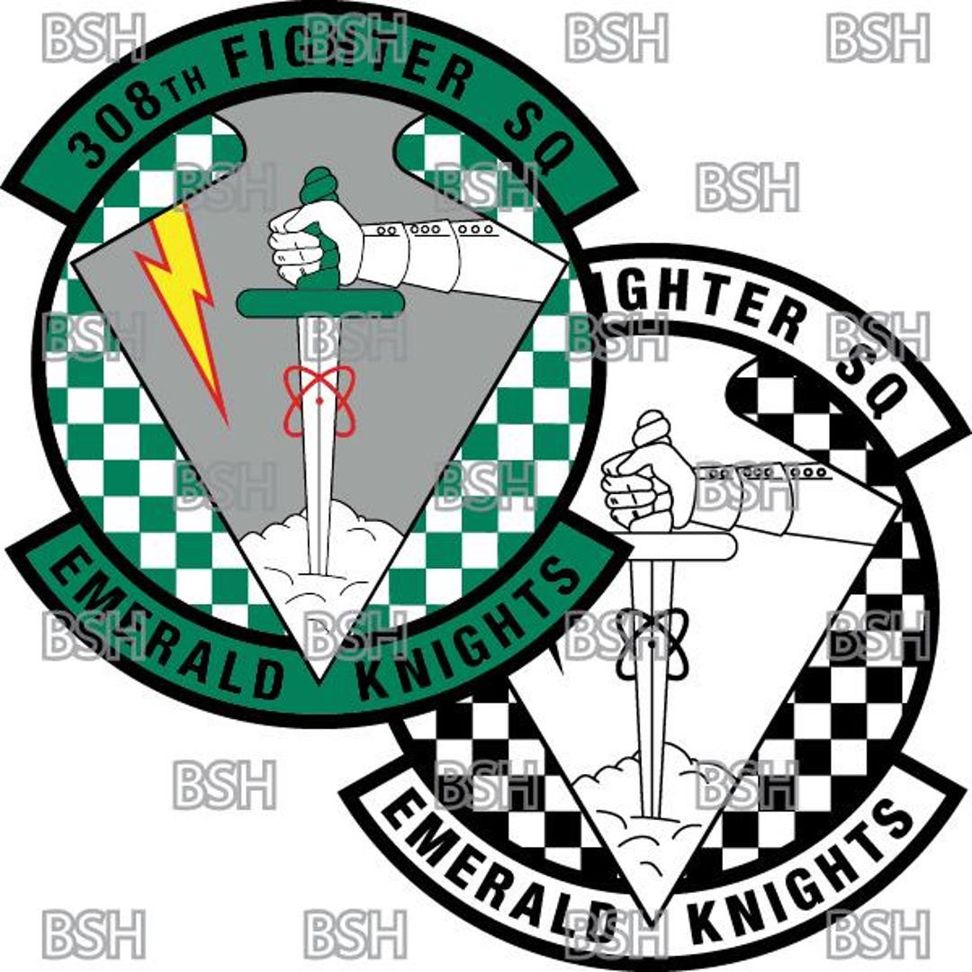 308th Fighter Squadron (luke AFB) Patch Vector Image Files (.ai, .pdf ...