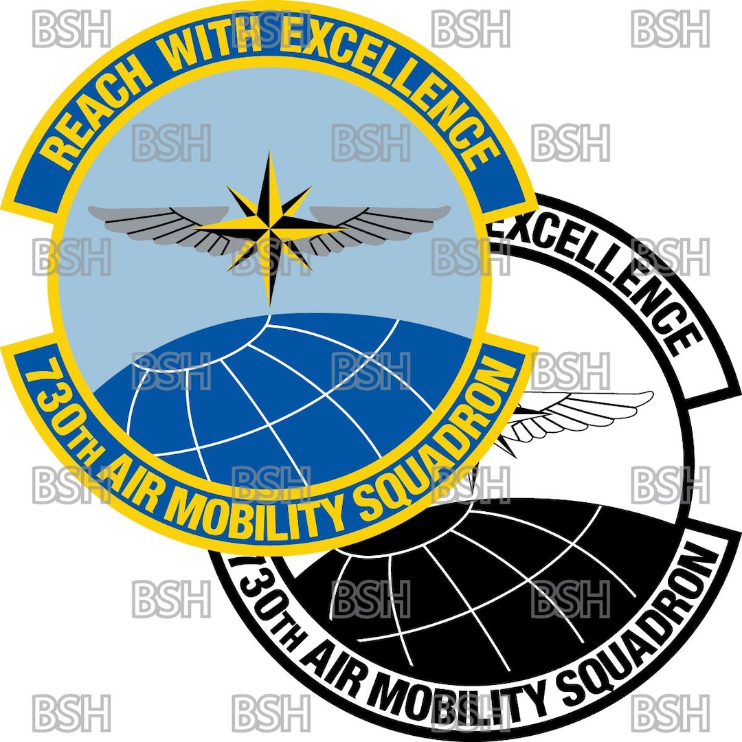 730th Air Mobility Squadron (yokota AB) Patch Vector Image Files (.ai ...