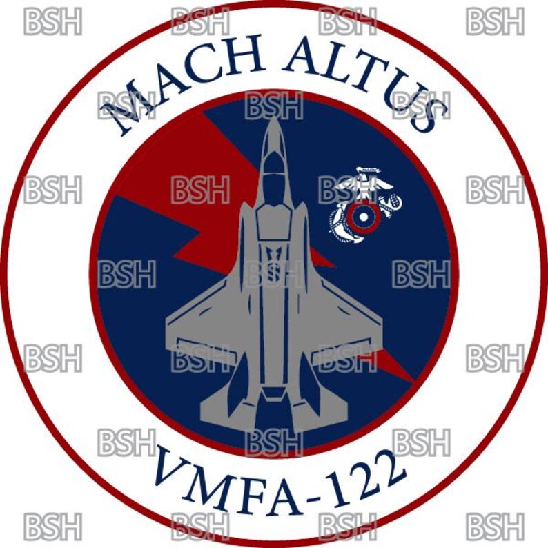 VMFA-122 Patch (MCAS Yuma) Vector Image Files (.ai, .pdf, & .svg ...