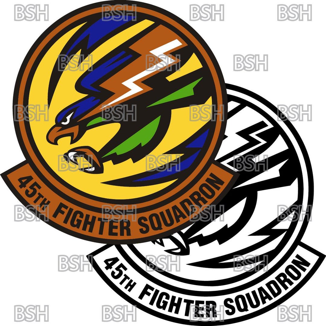 45th Fighter Squadron davis-monthan AFB Patch Vector Image Files .ai ...
