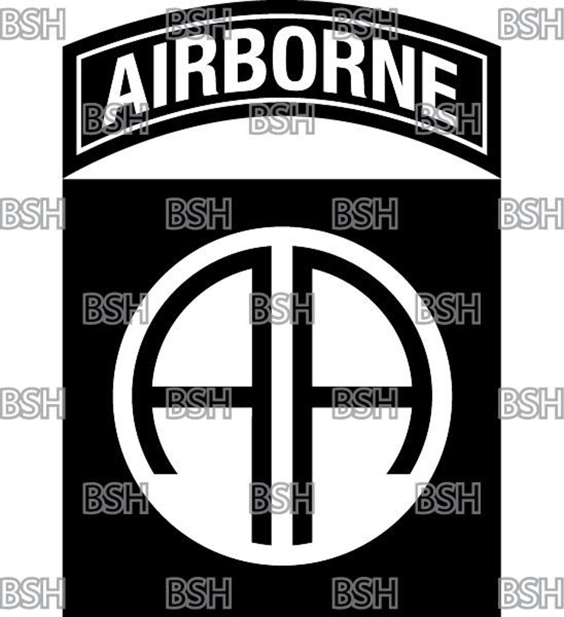 82nd Airborne Division Patch Vector Image Files (.ai, .pdf, & .svg ...