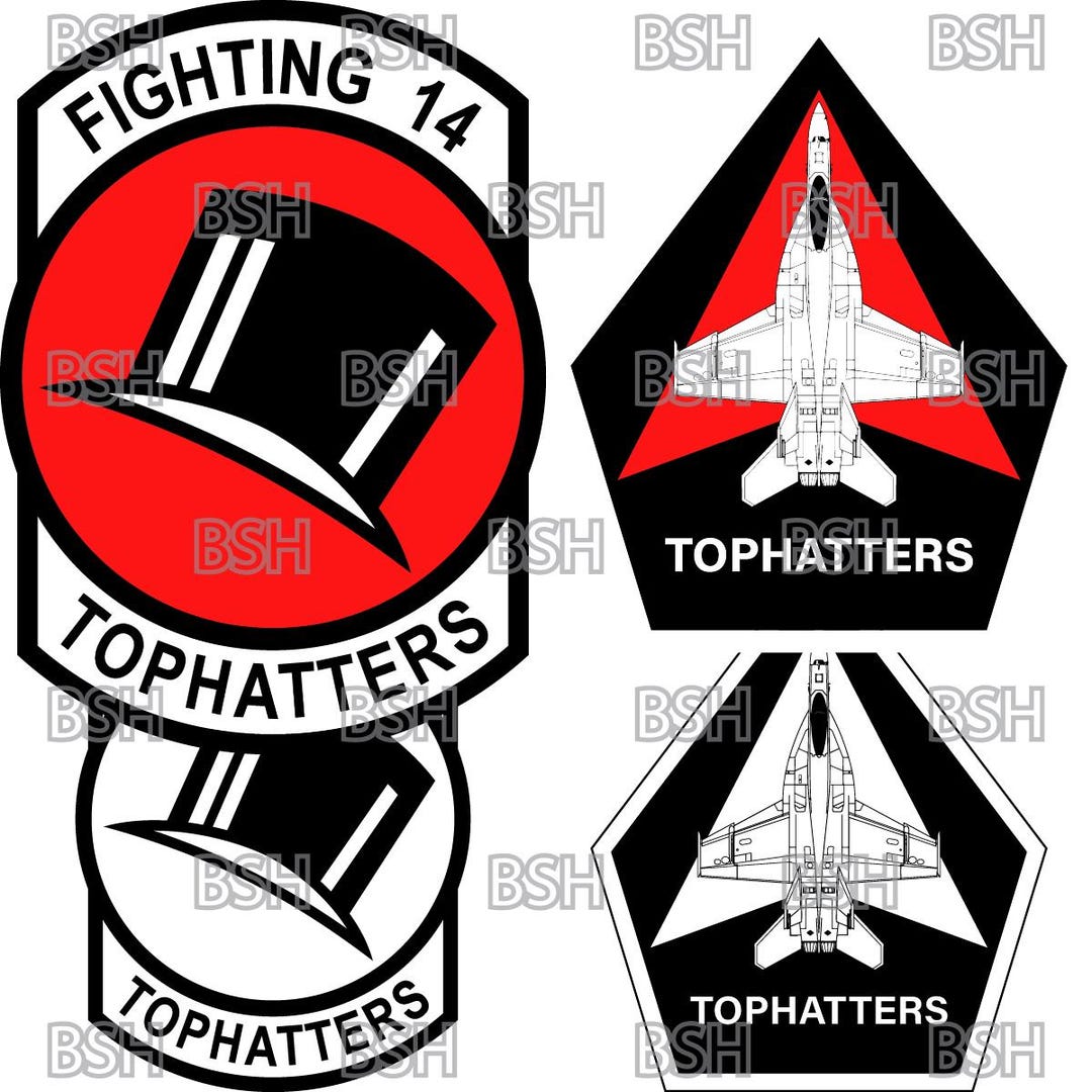VFA-14 Patch NAS Lemoore Vector Image Files .ai, .pdf, & .svg Formats ...