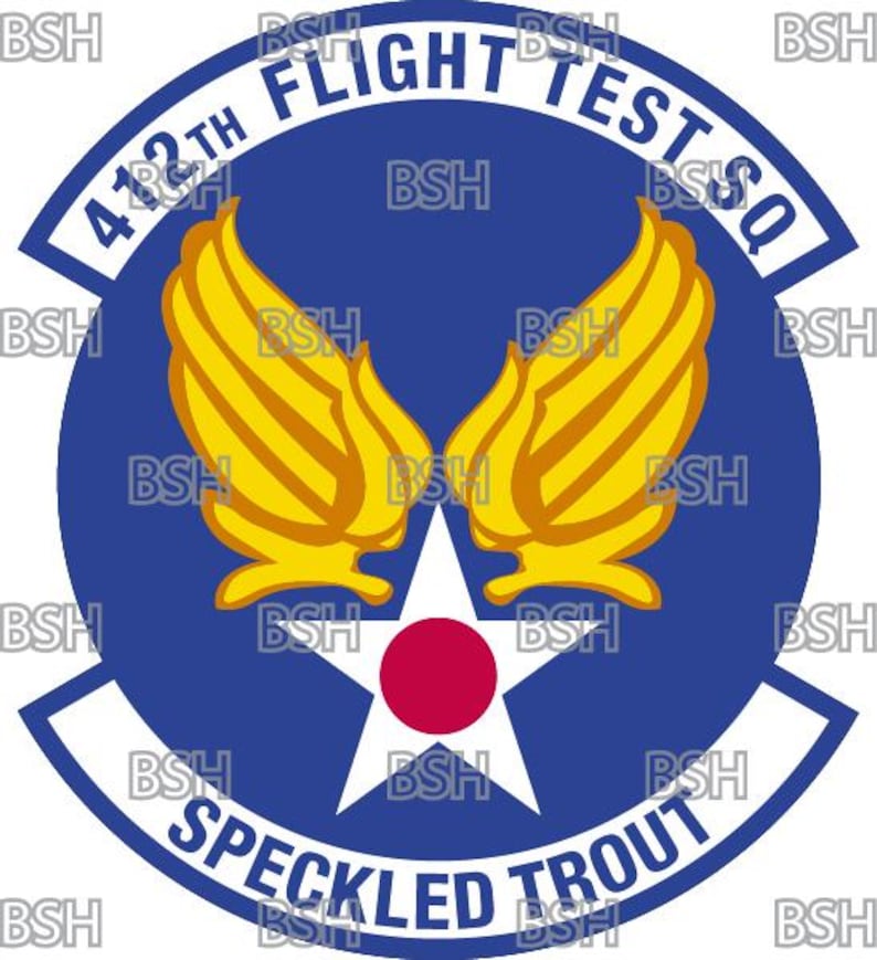 412th Flight Test Squadron (edwards AFB) Patch Vector Image Files (.ai ...