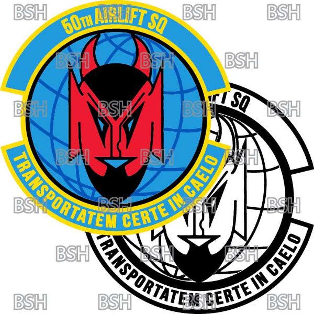 50th Airlift Squadron (little Rock AFB) Patch Vector Image Files (.ai ...