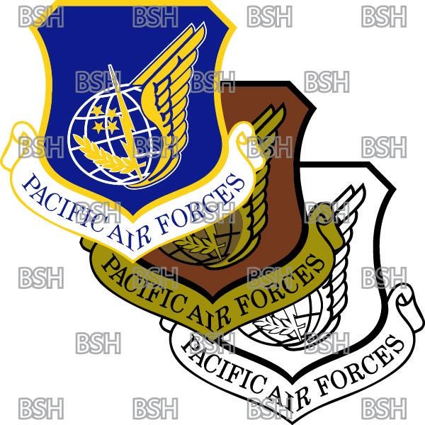 PACAF Shield Vector Image Files (.ai, .pdf, & .svg Formats) Plus ...