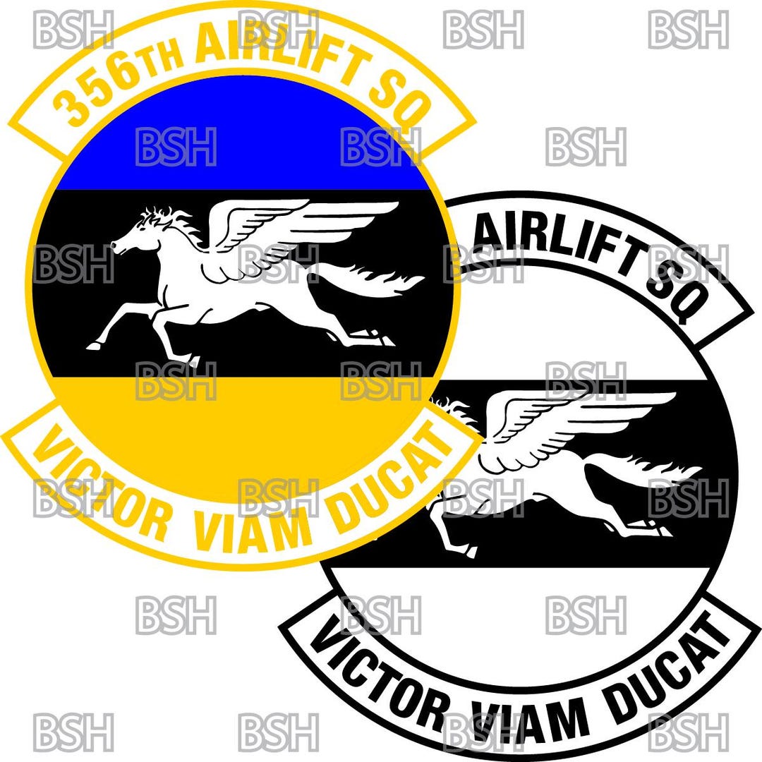 356th Airlift Squadron (kelly Field) Patch Vector Image Files (.ai ...