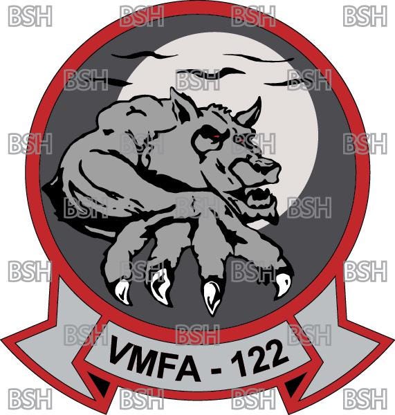 VMFA-122 Patch (MCAS Yuma) Vector Image Files (.ai, .pdf, & .svg ...