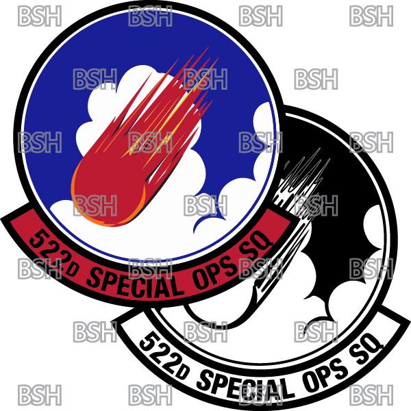 522nd Special Operations Squadron (cannon AFB) Patch Vector Image Files (.ai, .pdf, & .svg ...