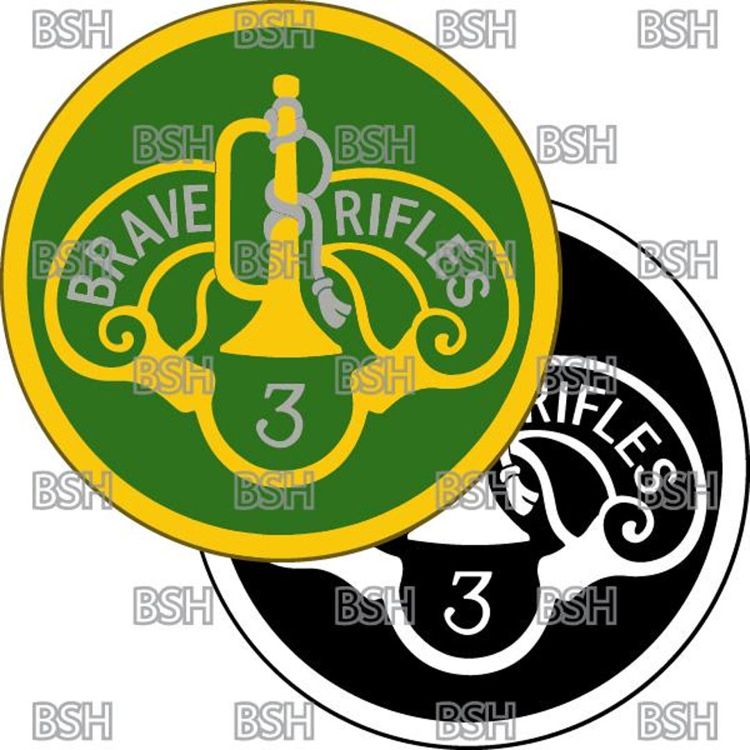 3rd Cavalry Regiment Patch Vector Image Files (.ai, .pdf, & .svg ...