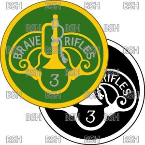 3rd Cavalry Regiment Patch Vector Image Files (.ai, .pdf, & .svg ...